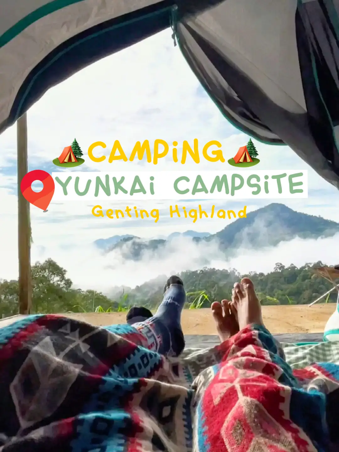 🏕️ CAMPING DALAM KABUS DI GENTING HIGHLAND😮⛰️ SEJUK🥶 | Video ...