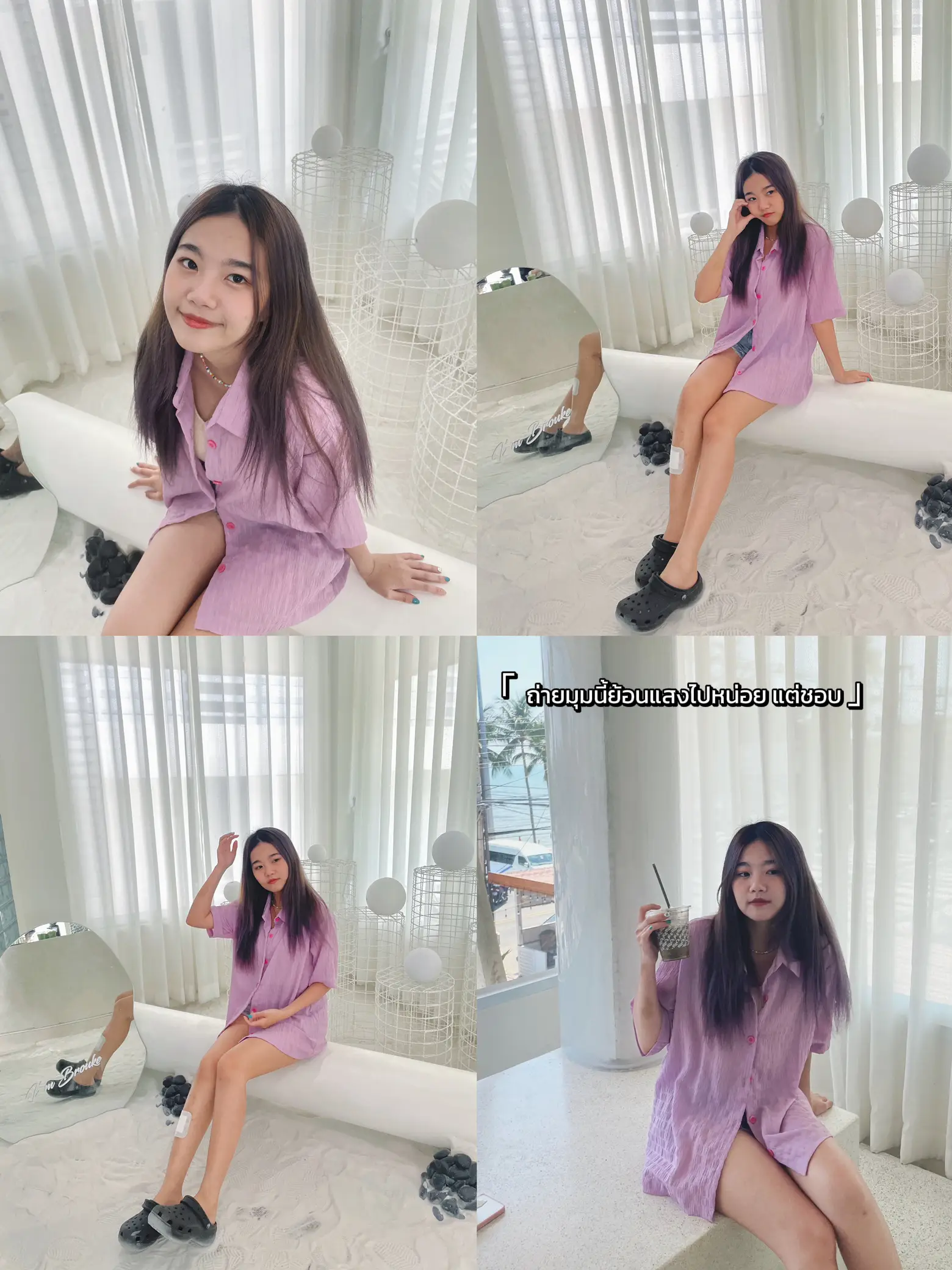 BROUKE CAFE | คาเฟ่พัทยา ฟิลเหมือนอยู่เกาหลีเว่ออ | แกลเลอรีที่โพสต์โดย Miiint | Lemon8