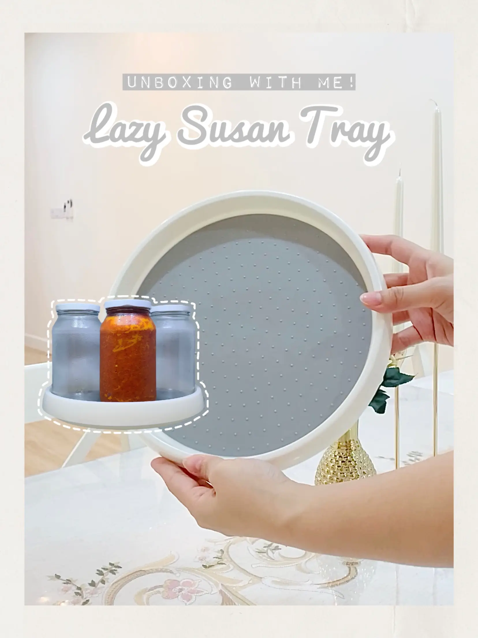 Lazy Susan Tray For My Fridge! | Video diterbitkan oleh Houseandpink ...