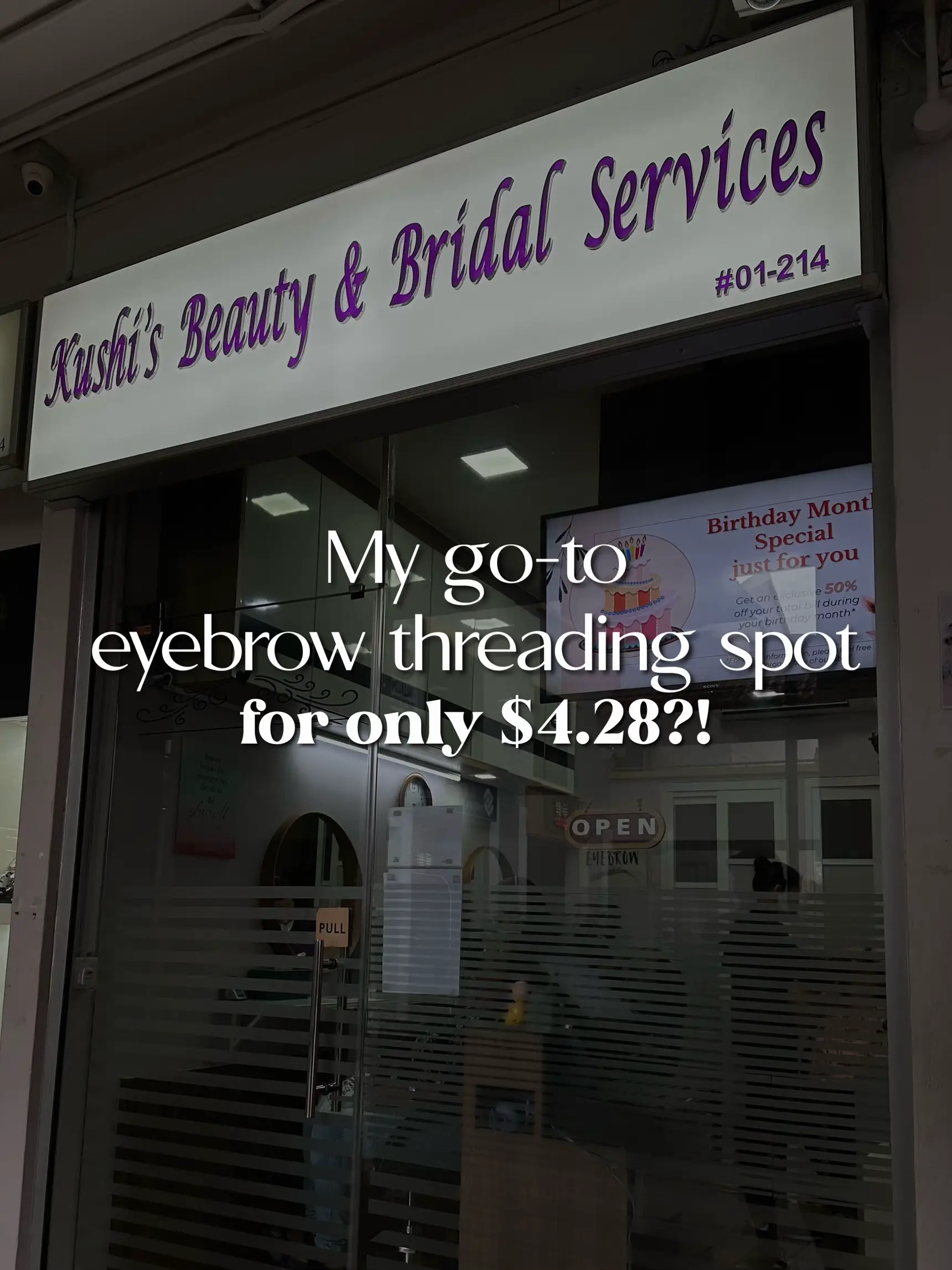 I thread my brows for ONLY $4.28 per session!!🪡 | Gallery posted by ...