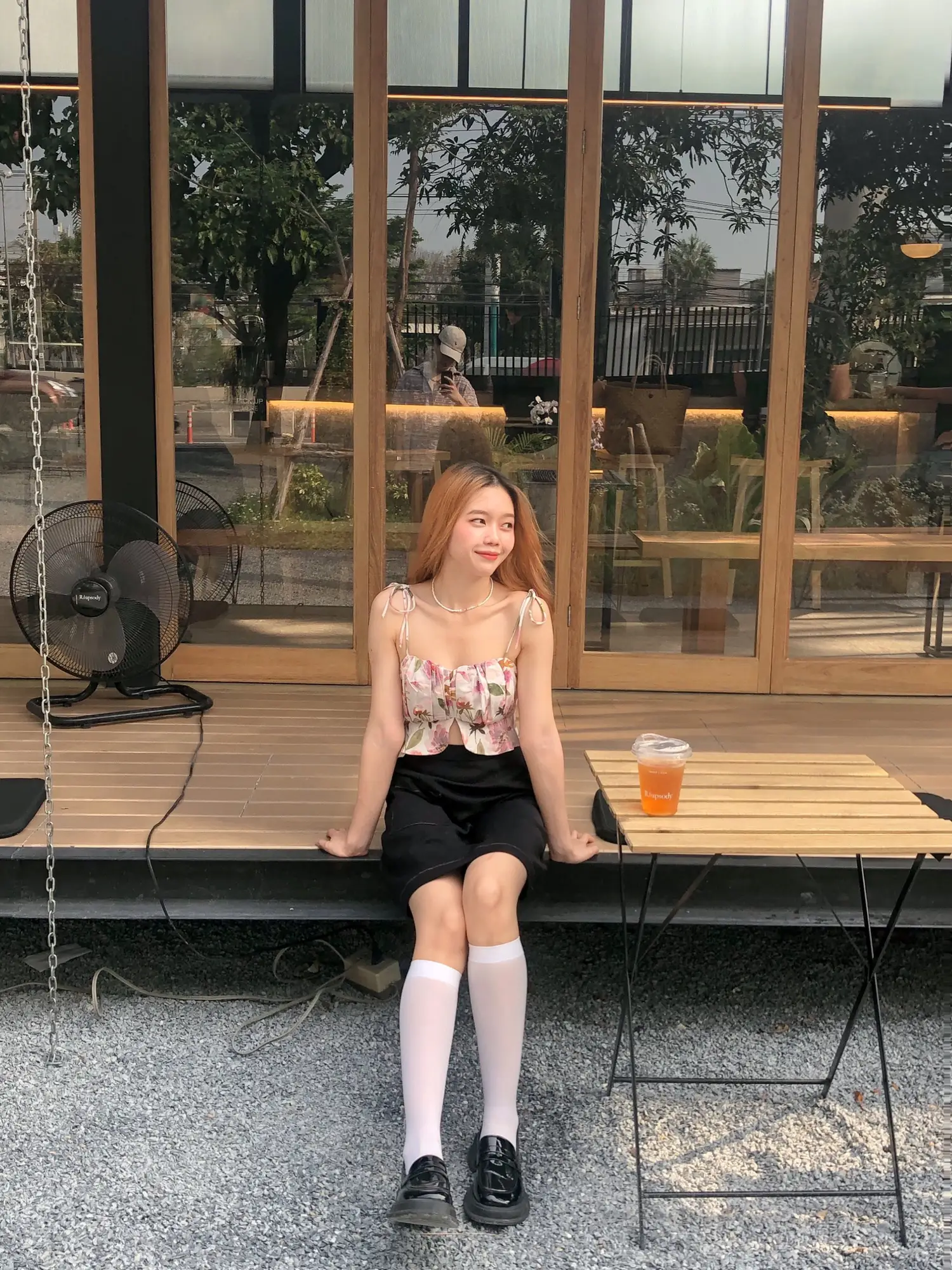 Street Café at Nonthaburi | Rhapsody cafe ☕️ | Gallery posted by ̈ | Lemon8