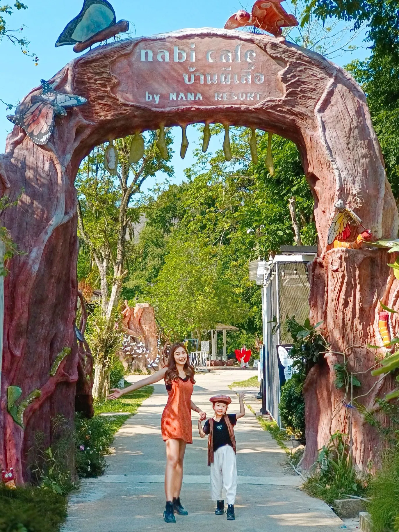 Nabi Cafe คาเฟ่ผีเสื้อสุดCuteแห่งแก่งกระจาน | แกลเลอรีที่โพสต์โดย พี่ผัก | Lemon8