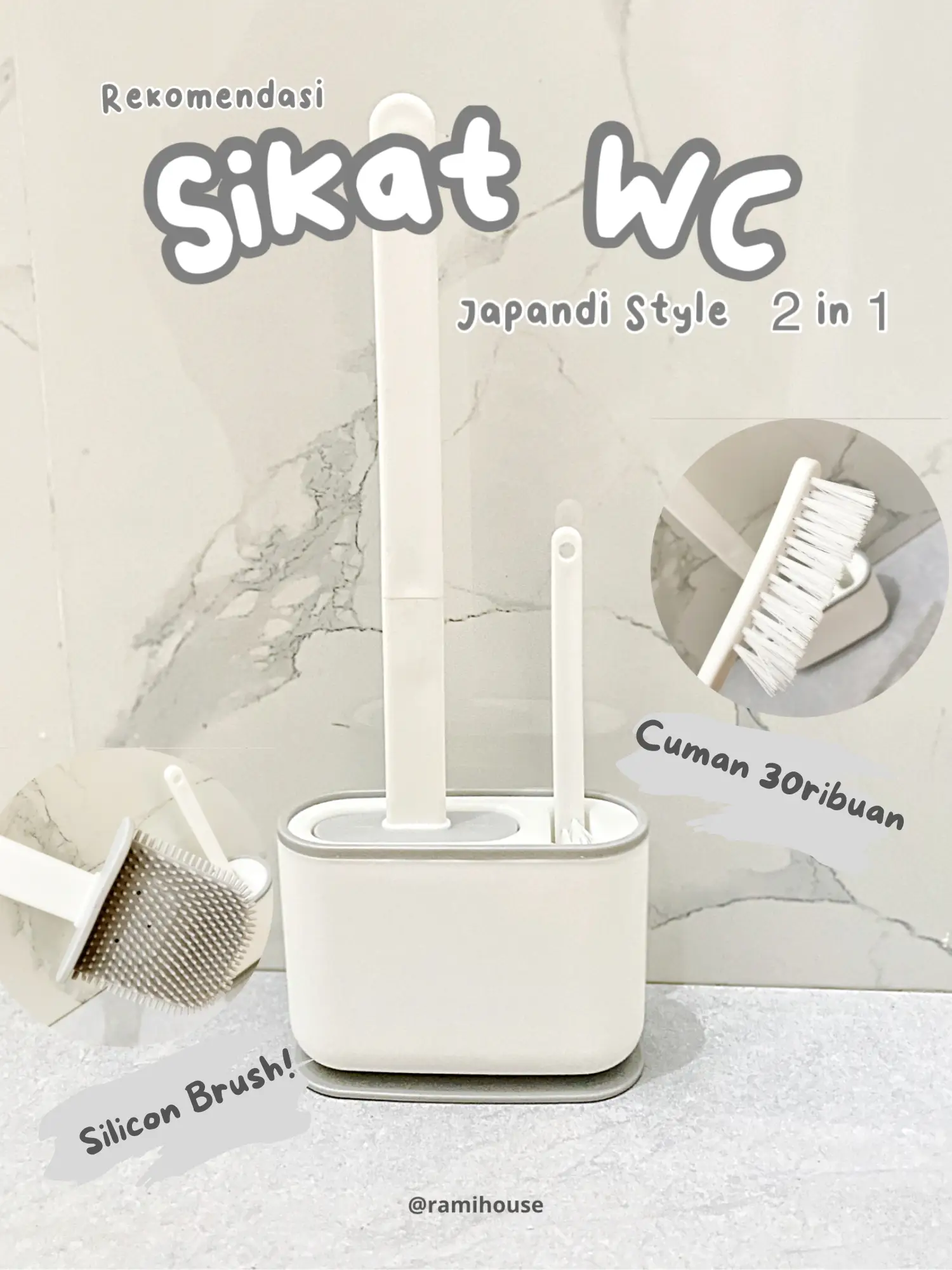 Rekomendasi Sikat WC Japandi Style | Galeri diposting oleh ramihouse | Lemon8