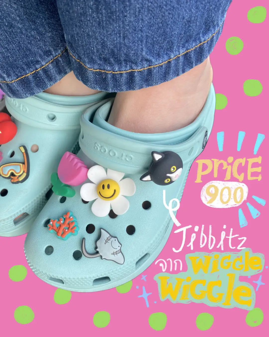 Review รองเท้า Crocs & Jibbitz🛼🫧 | แกลเลอรีที่โพสต์โดย pie | Lemon8