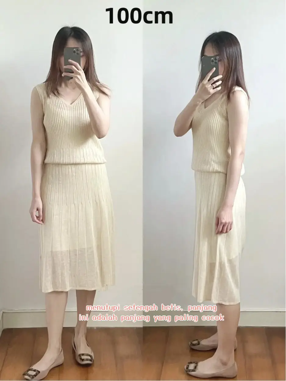REFERENSI PANJANG DRESS UNTUK TINGGI 153-158 CM👗⭐️ | Galeri diposting ...