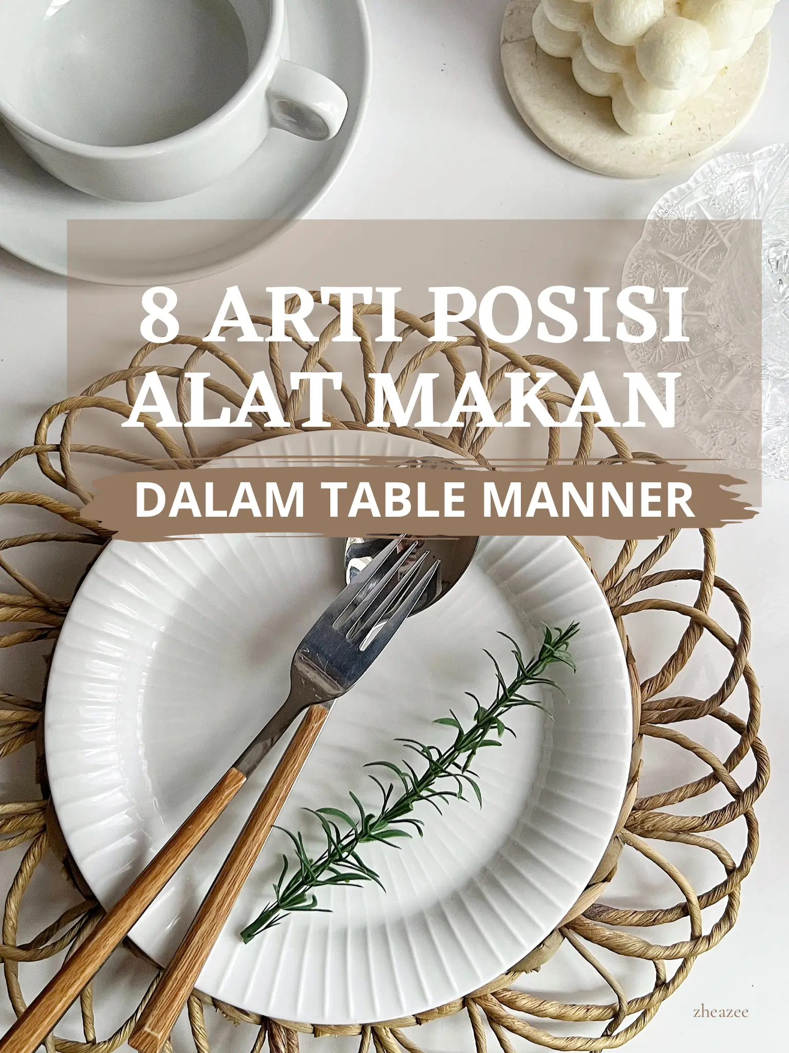 8 arti dari posisi alat makan dalam tabble manner🍽 | Galeri diposting ...