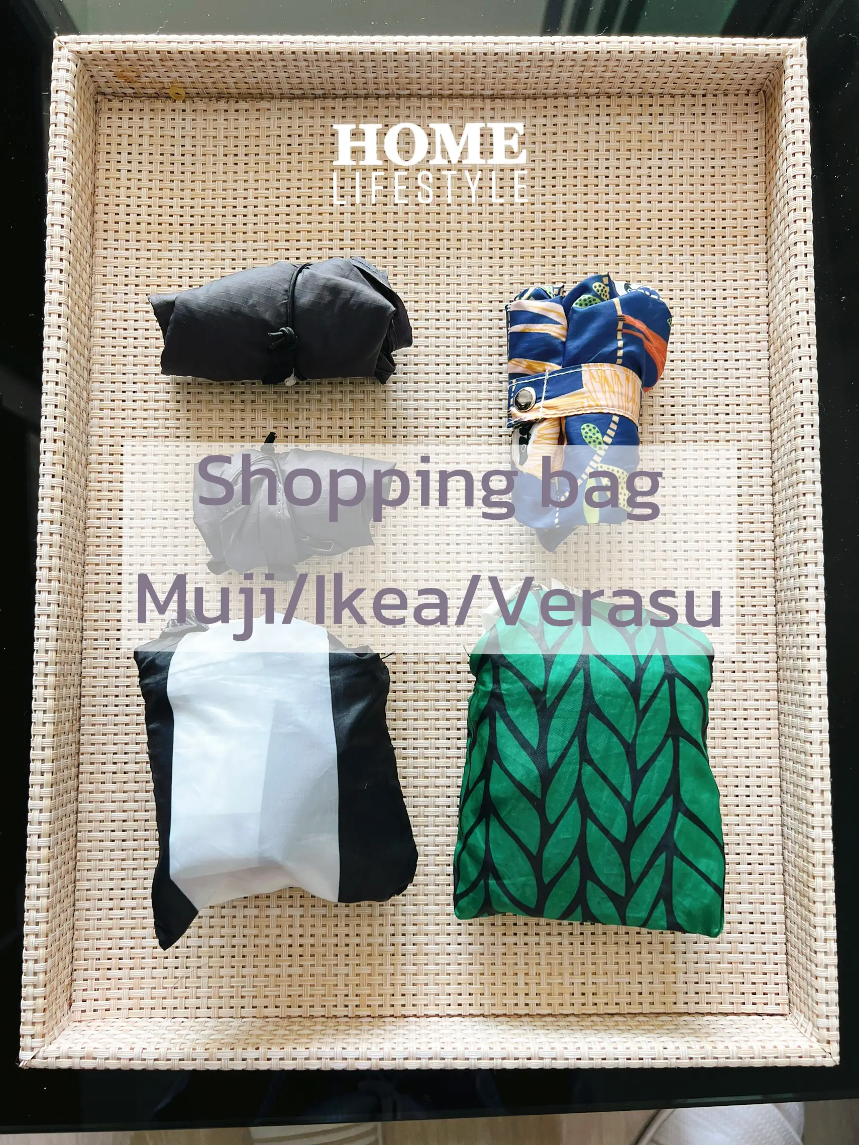รีวิวถุงผ้าจาก 3 แบรนด์ Muji Ikea Verasu | แกลเลอรีที่โพสต์โดย Roy | Lemon8