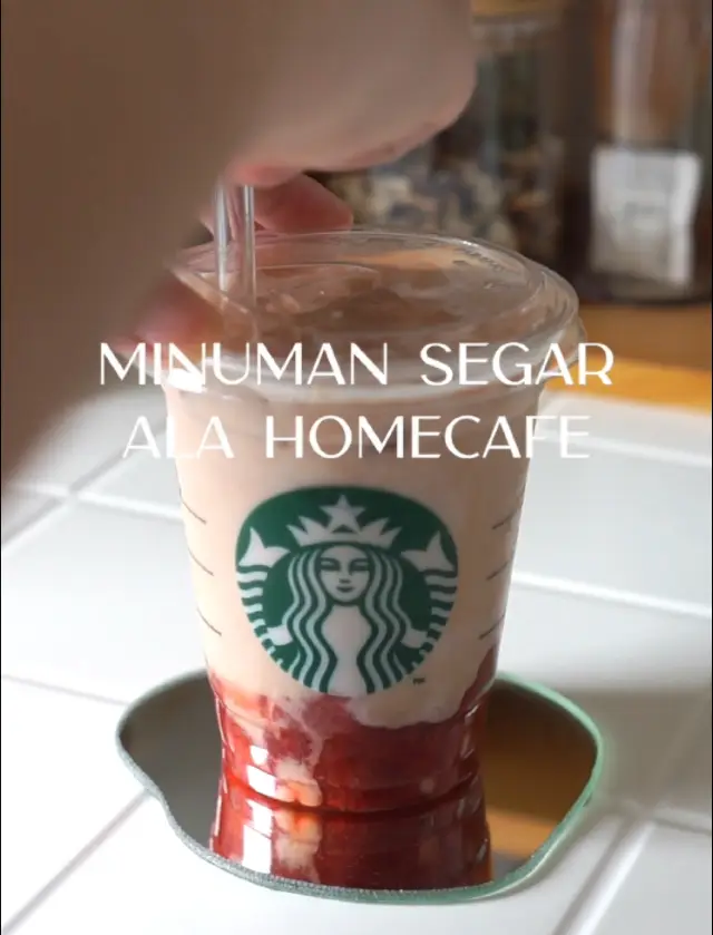 MINUMAN SEGAR ALA HOMECAFE | Video dipublikasikan oleh @__mytablee | Lemon8