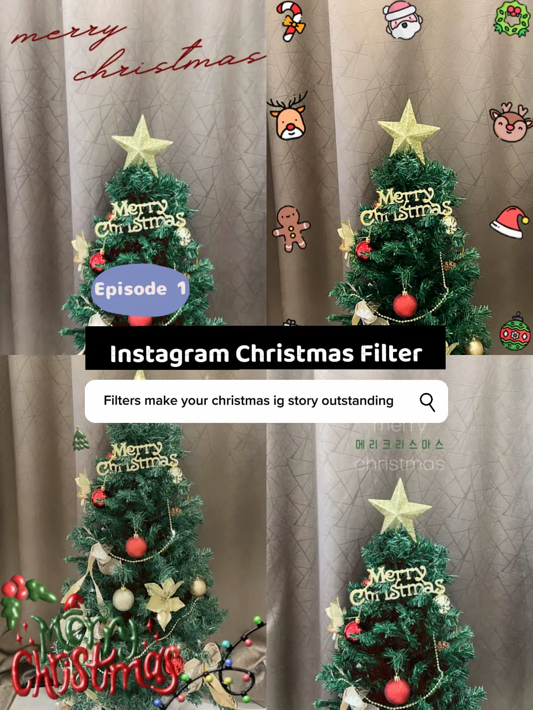 Must Use Instagram Story Christmas Filter EP1🎄 | Galeri disiarkan oleh ...