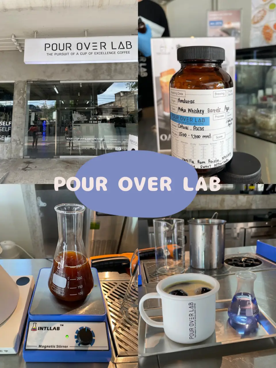 💉 POUR OVER LAB - คาเฟ่แล็บสุดชิคโดนใจสาย Specialty | แกลเลอรีที่โพสต์ ...