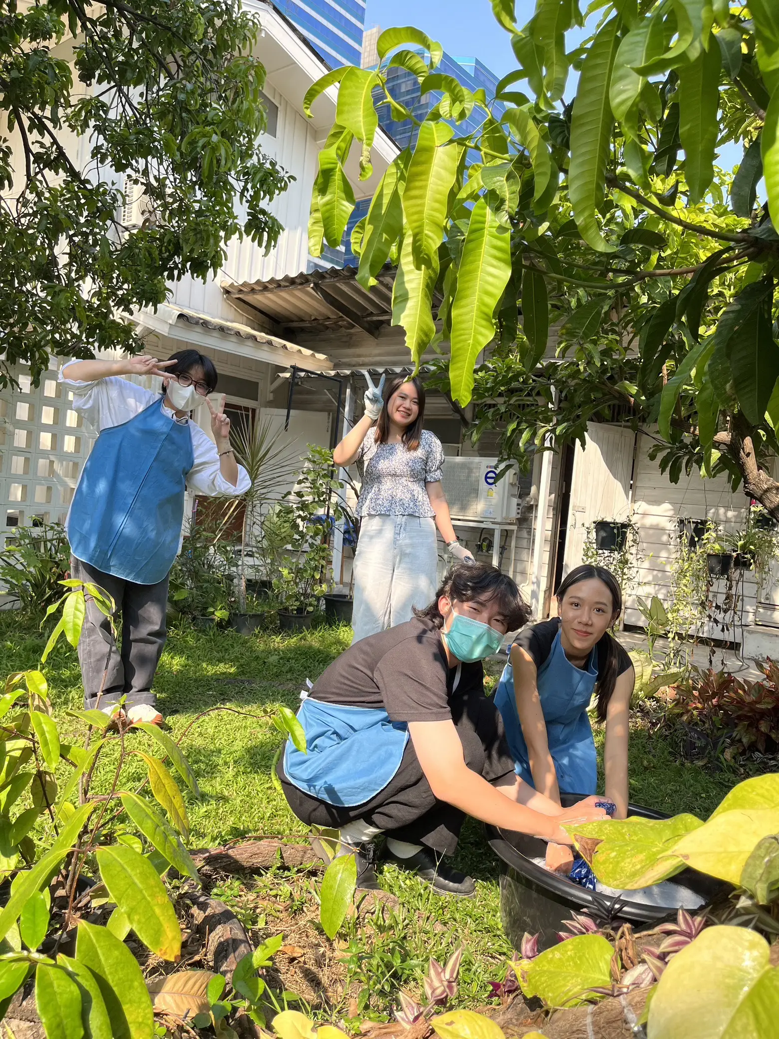 Workshop มัดย้อมมัดใจ กิจกรรมผ่อนคลายจิตใจ 😊 | แกลเลอรีที่โพสต์โดย Weem Sasisom | Lemon8