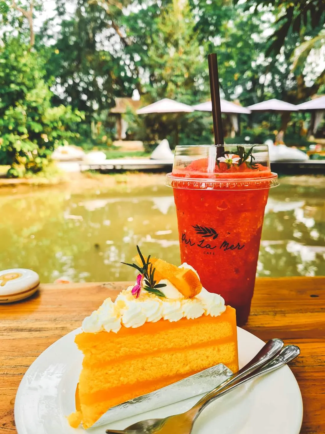 📍Per La Mer ปักหมุดคาเฟ่สายธรรมชาติ ห้ามพลาด~ | Gallery posted by Kritsa Story | Lemon8