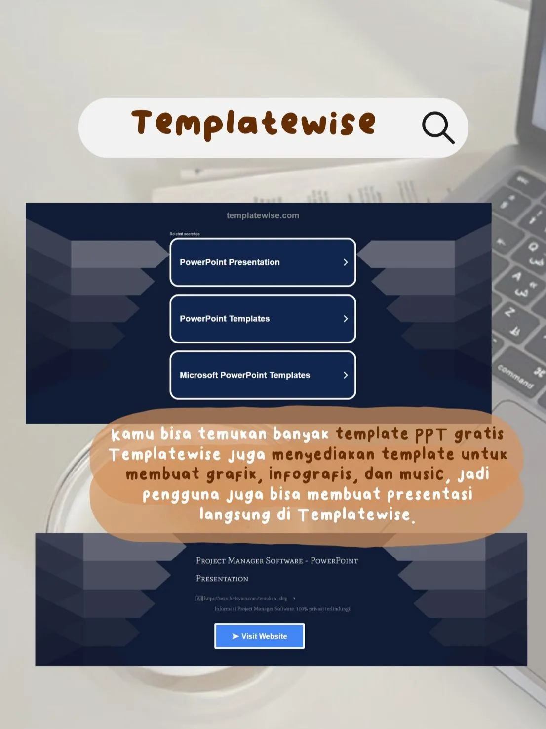 PPT Kamu Auto Keren Pakai Template Gratis Ini 😍 | Galeri diposting oleh Devi Yuliana | Lemon8