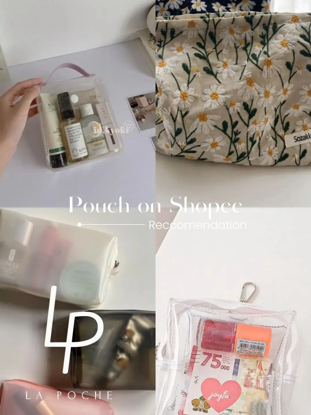 Aesthetic Pouch on Shopee Indo | Galeri diposting oleh Yaya | Lemon8