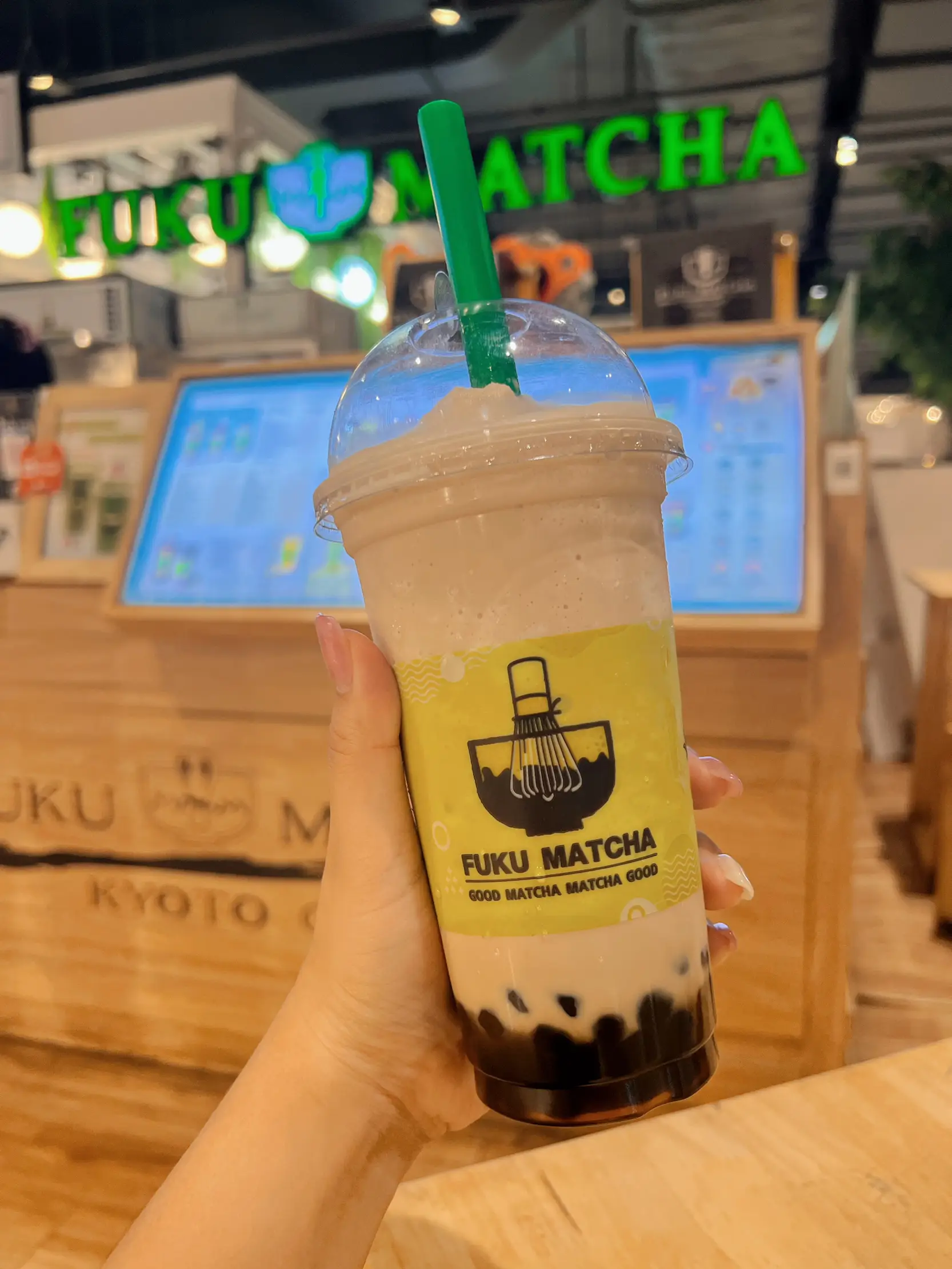 FUKU MATCHA🍵 ชานมญี่ปุ่นสุดเข้มข้น🤎🧸 | แกลเลอรีที่โพสต์โดย เม็ดทราย🎀 ...