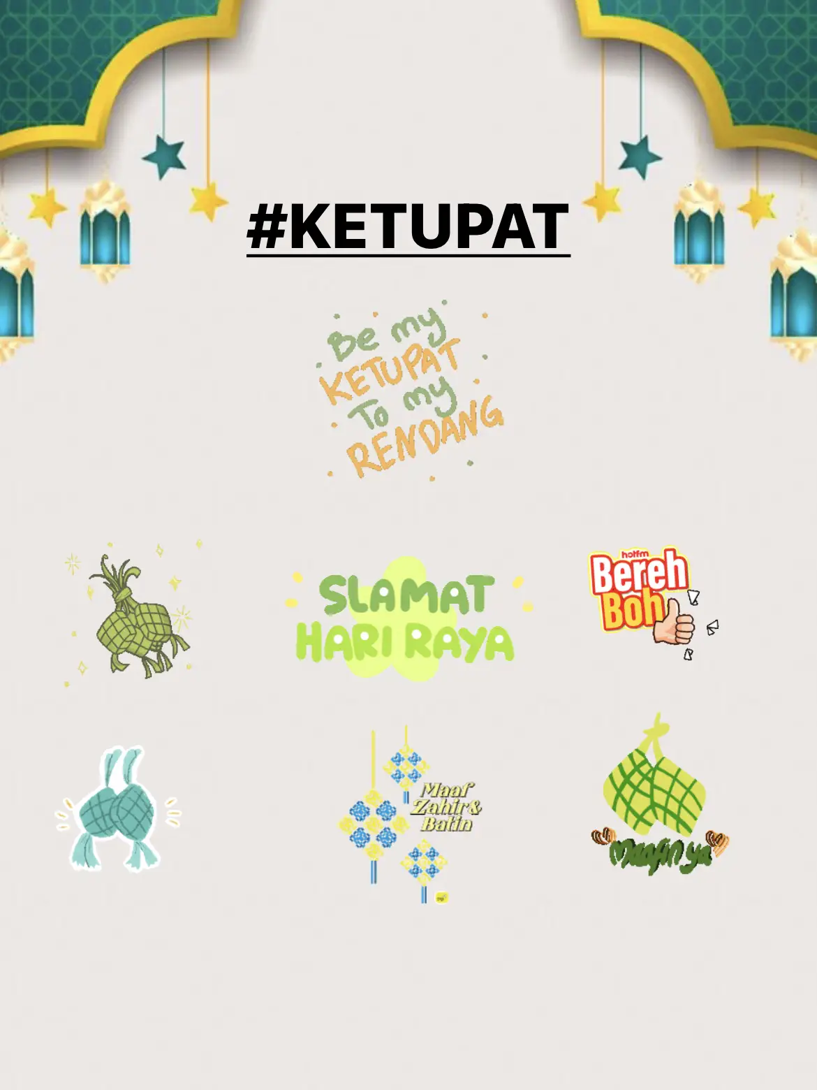 6 Raya Theme IG Gif That Makes Your Story Unique💚 | Galeri disiarkan ...