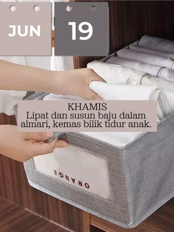 Kemas Rumah Ikut Jadual Setiap Hari | Galeri disiarkan oleh small ...