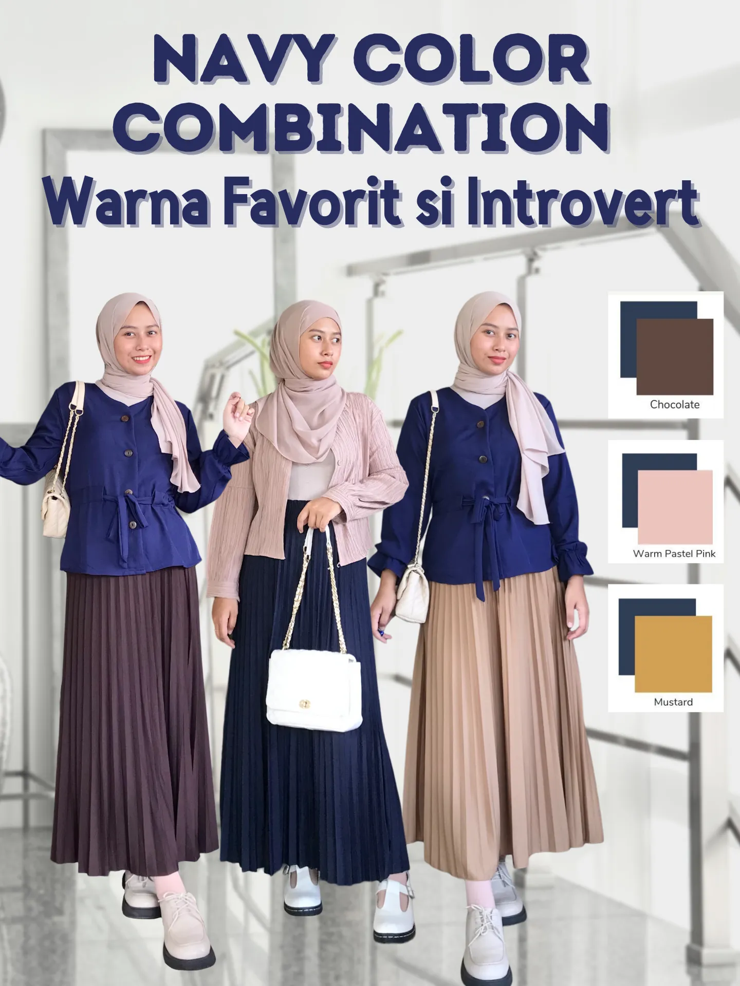 NAVY COLOR COMBINATION, COCOK UNTUK SI INTROVERT | Galeri diposting ...