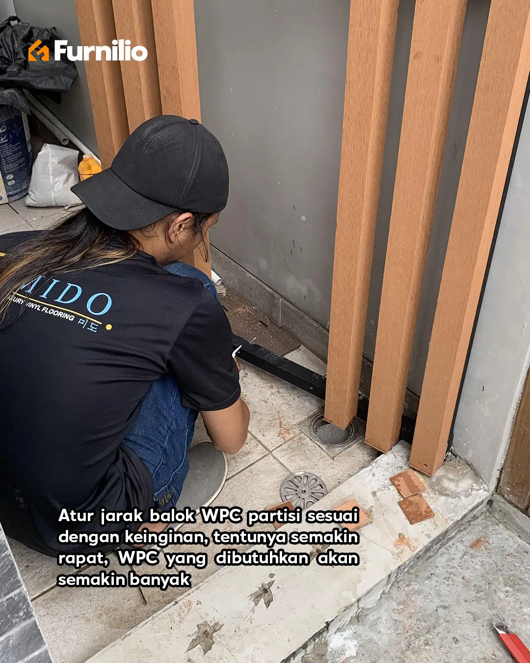 Dekor pintu outdoor dengan partisi WPC | Galeri diposting oleh Furnilio ...