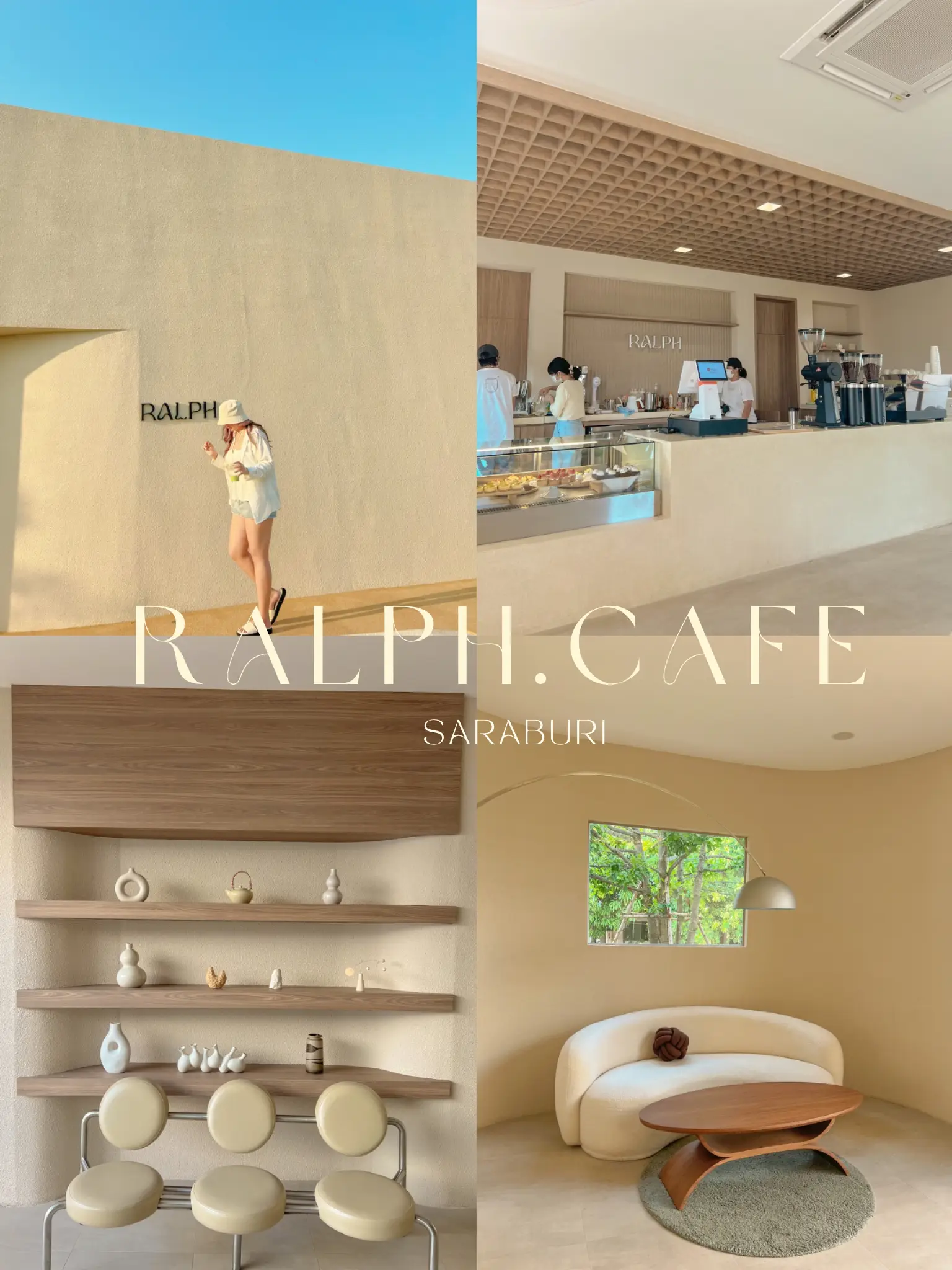 RALPH CAFE’ คาเฟ่มินิมอลเปิดใหม่สระบุรี | แกลเลอรีที่โพสต์โดย เนสบุ๋งบิ๋ง🎀 | Lemon8