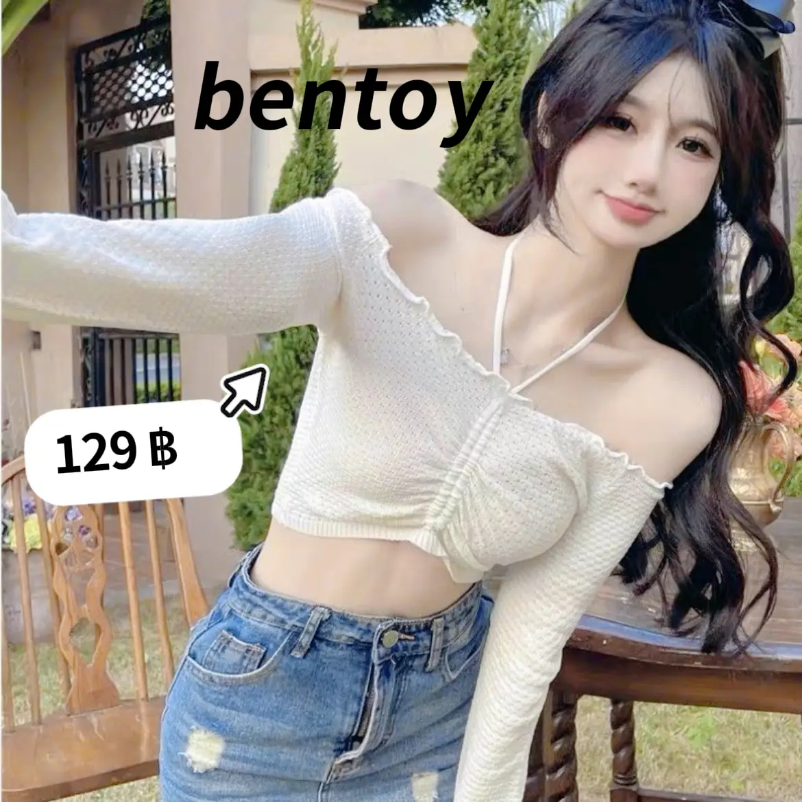เสื้อครอปแขนยาวสุดเซ็กซี่ ผู้หญิงต้องมี 🔥 | แกลเลอรีที่โพสต์โดย Manee.girls | Lemon8