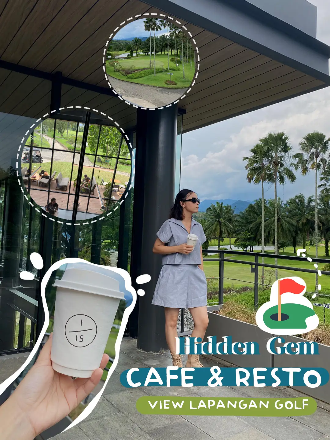 Hidden gem cafe view lapangan golf, dimana tuh?? | Galeri diposting ...