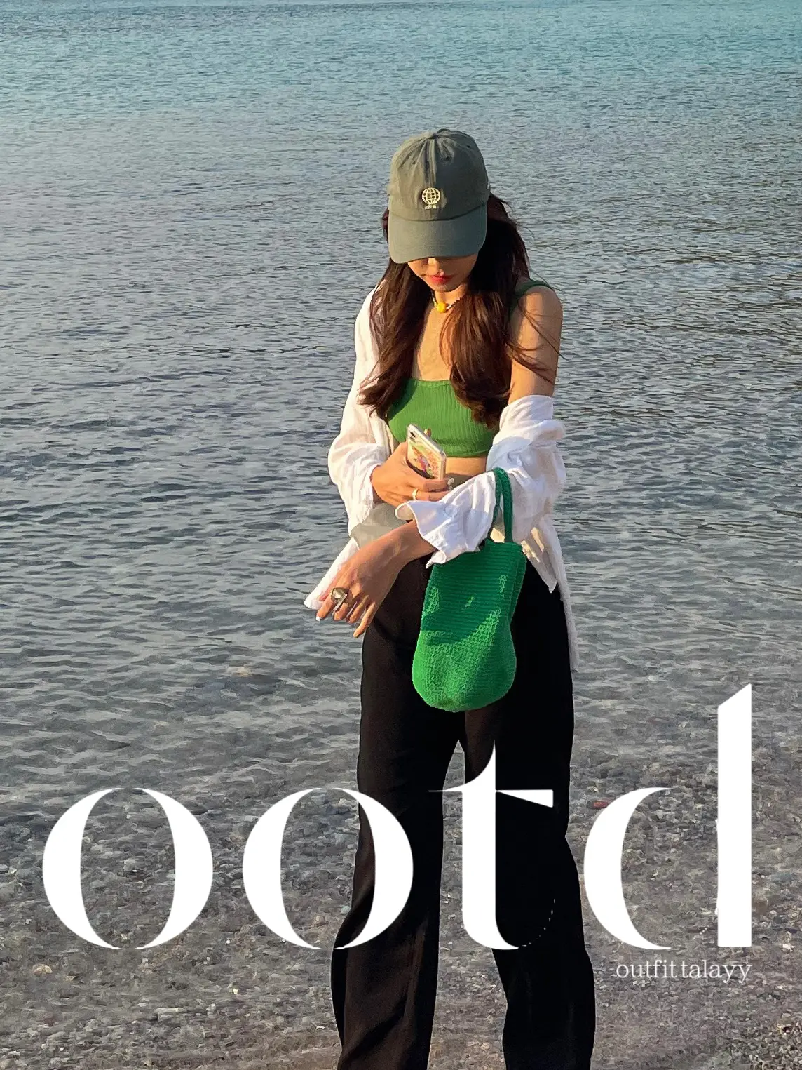 ootd outfit แต่งตัวถ่ายรูปกับทะเล🌊 | แกลเลอรีที่โพสต์โดย ε nessei ♡’ | Lemon8