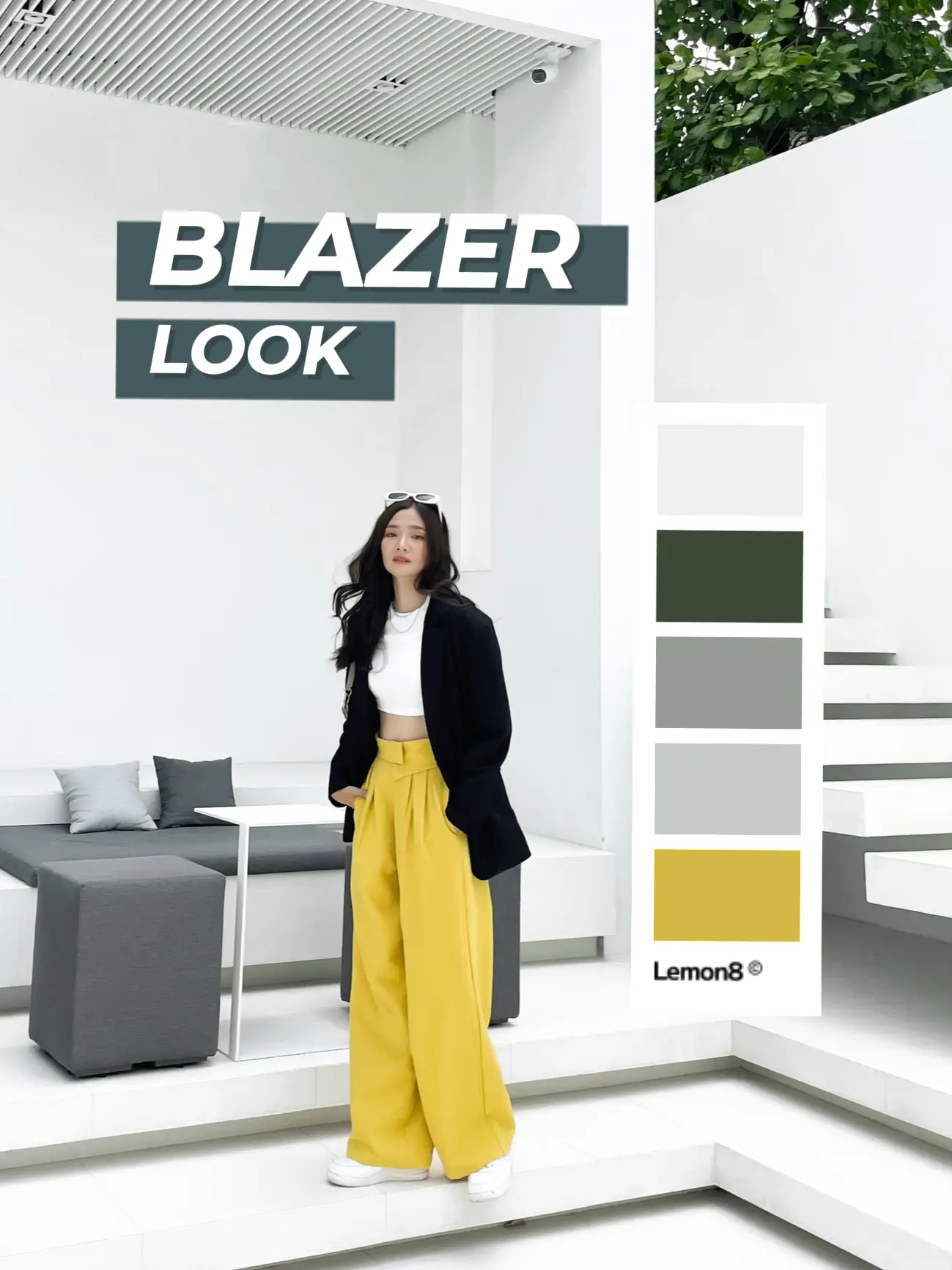 BLAZER LOOK มีแค่ Blazer ดำ ก็สร้างลุคปังได้ | แกลเลอรีที่โพสต์โดย NJ🦄💜 | Lemon8