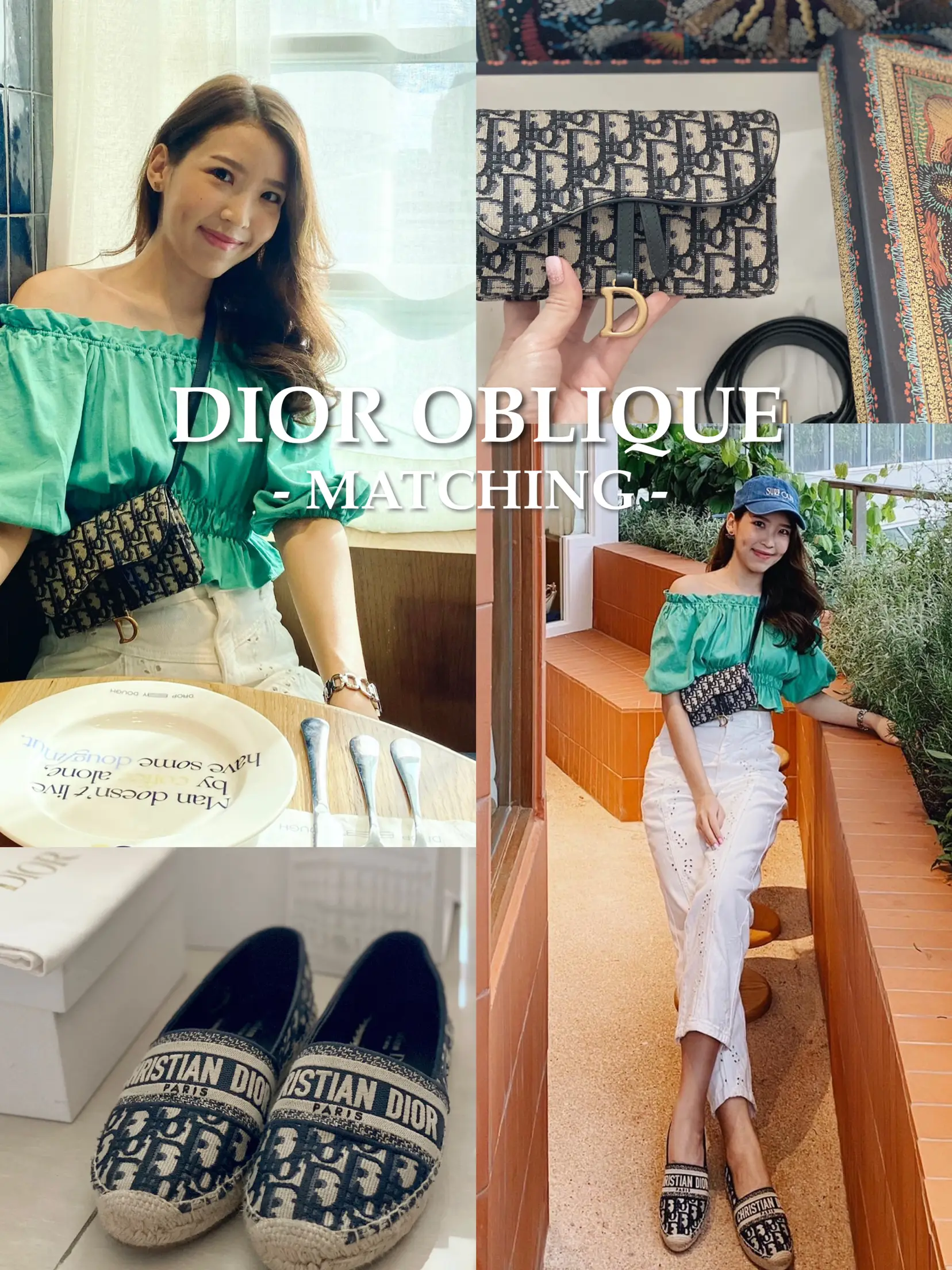 เปิดกรุ dior ลาย oblique! 😊 พร้อม matching look ในวันนี้ | แกลเลอรีที่ ...