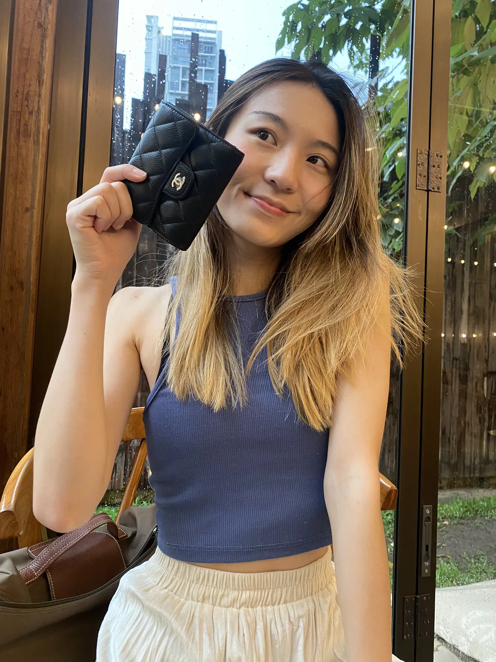 เอา chanel trifold มาสะพายเป็น cross body! | แกลเลอรีที่โพสต์โดย 🍐⸝mini.project | Lemon8