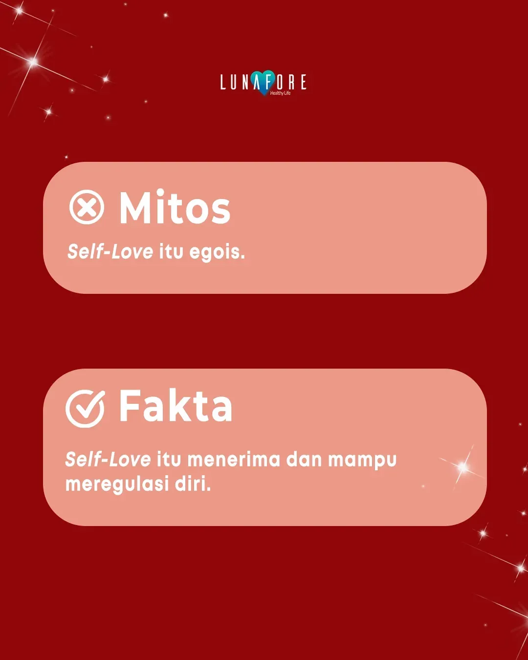 Mitos & Fakta Self-Love | Galeri diposting oleh LunaFore | Lemon8