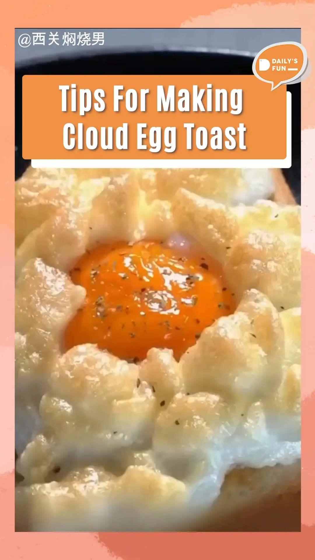 ☁️ CLOUD EGG TOAST 🥚🍞 | Video diterbitkan oleh Daily’sFun | Lemon8