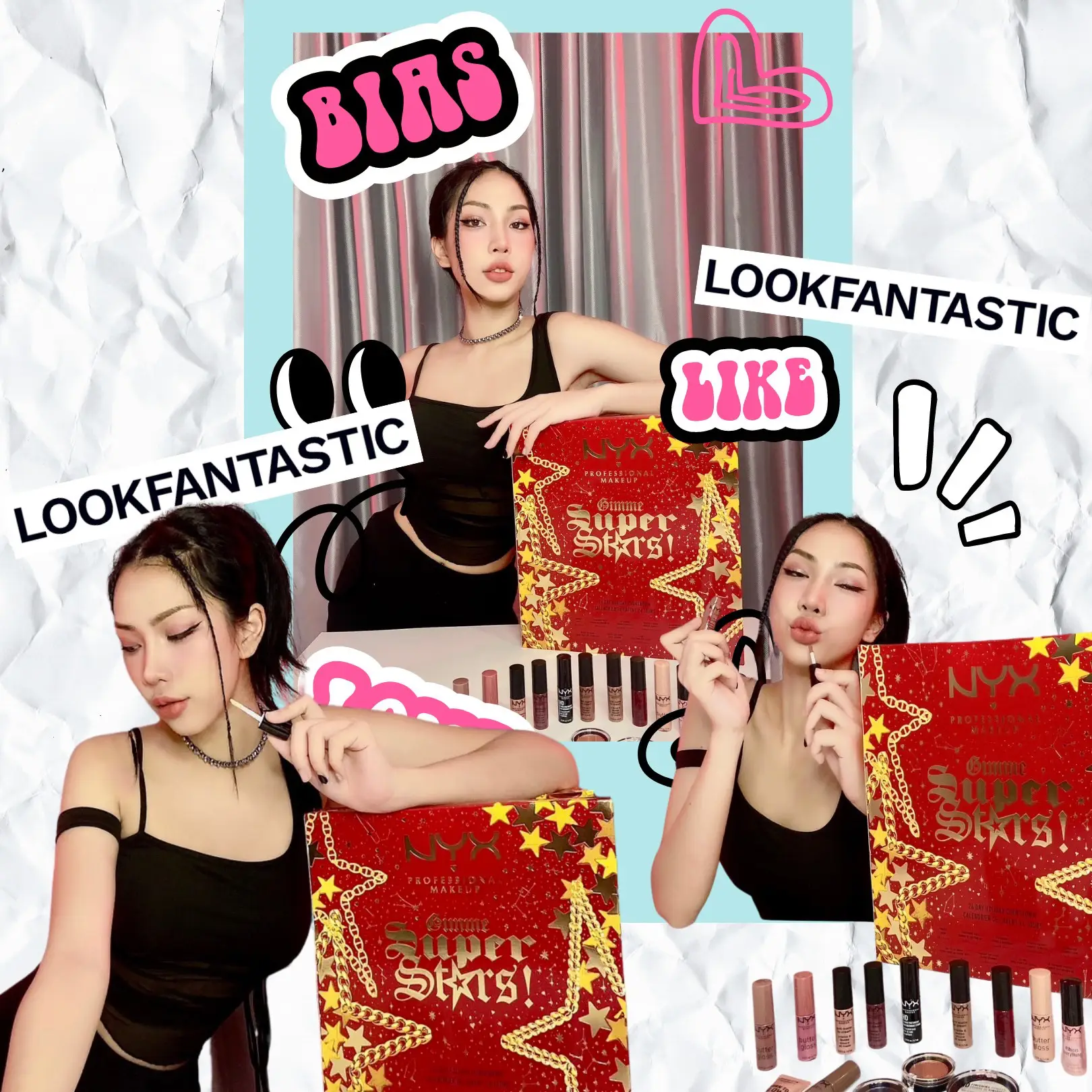 มาแกะกล่อง NYX PROFESSIONAL MAKEUP 24ชิ้น! กันค่ะ🤩🤩🤩🌟 | แกลเลอรีที่โพสต์โดย Babypordar | Lemon8