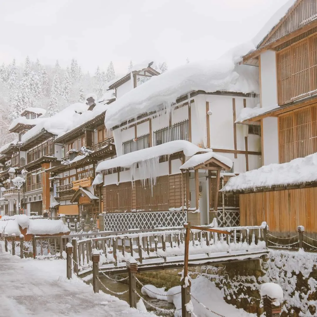 Ginzan Onsen In Winter Japanese Onchen Village | Gallery posted by ...