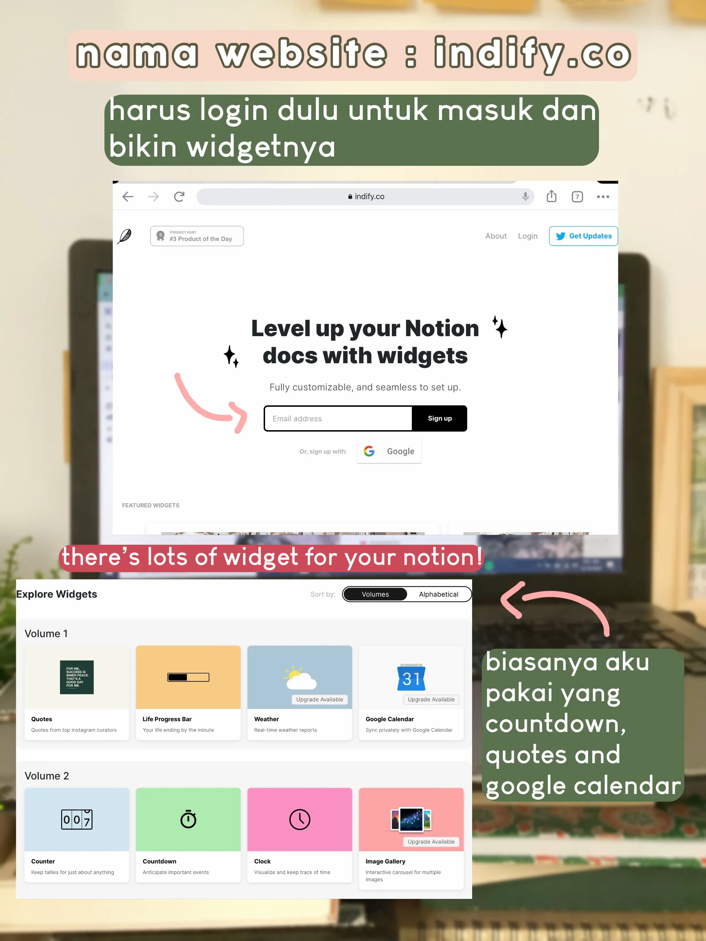 how to add widgets in your notion | notion tips 2🧚🏻‍♀️ | แกลเลอรีที่โพสต์โดย shourtcakee | Lemon8