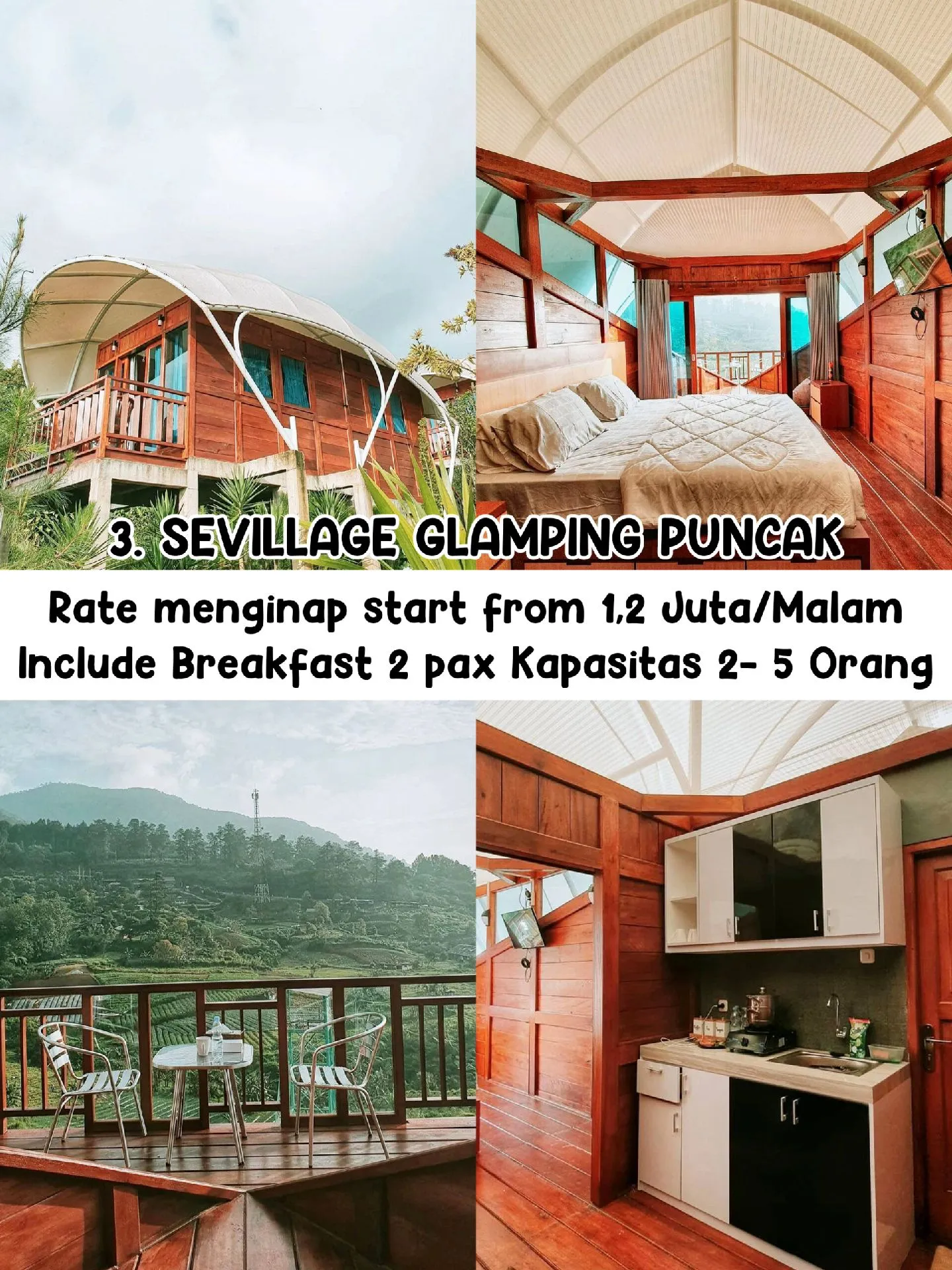 HARUS BANGET DI SAVE‼️ HONEYMOON GLAMPING TERBAIK👍 | Galeri diposting oleh food and foot | Lemon8