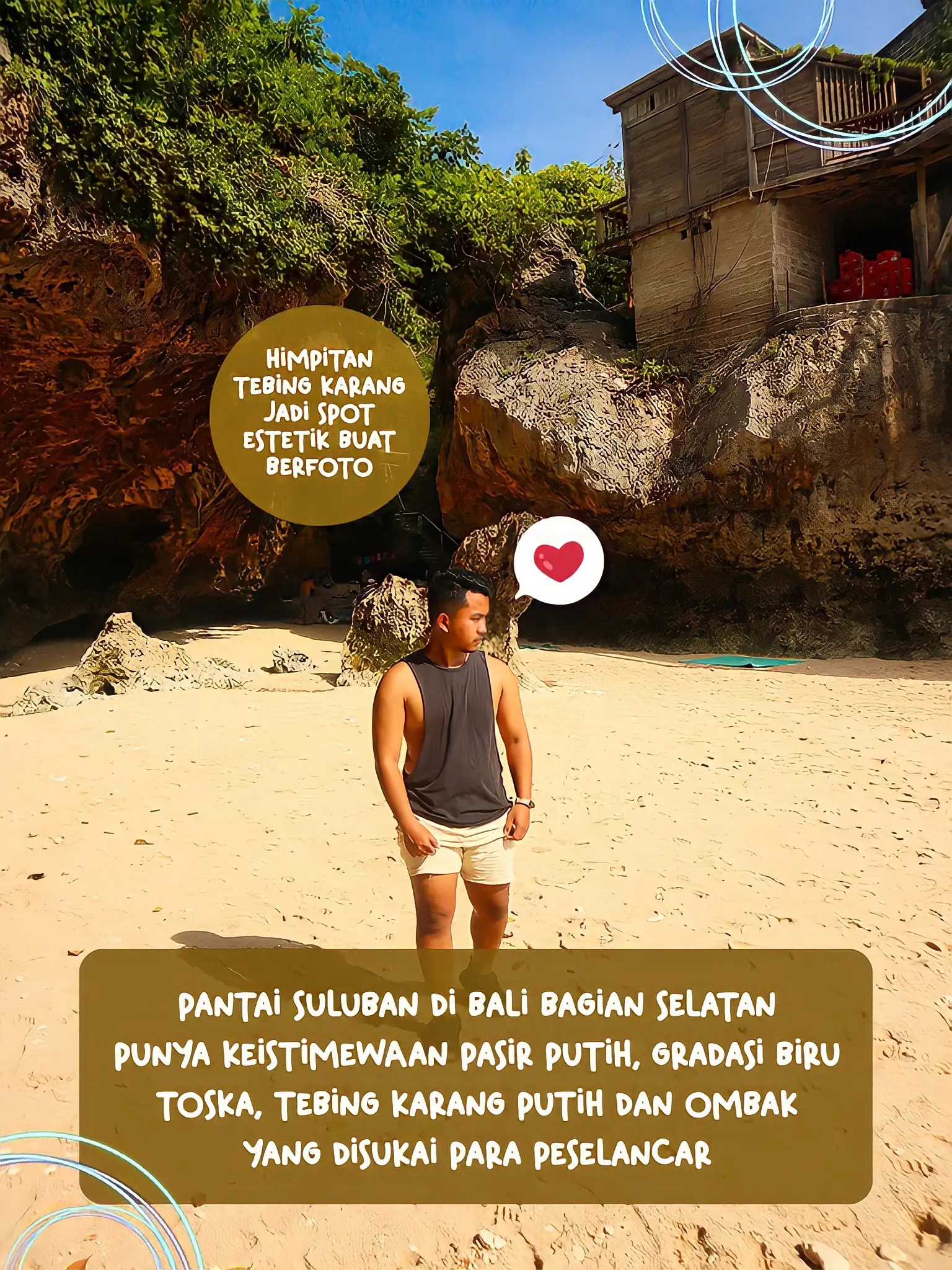 Pantai Indah Di Balik Tebing Karang! | Galeri diposting oleh Agus Silver | Lemon8