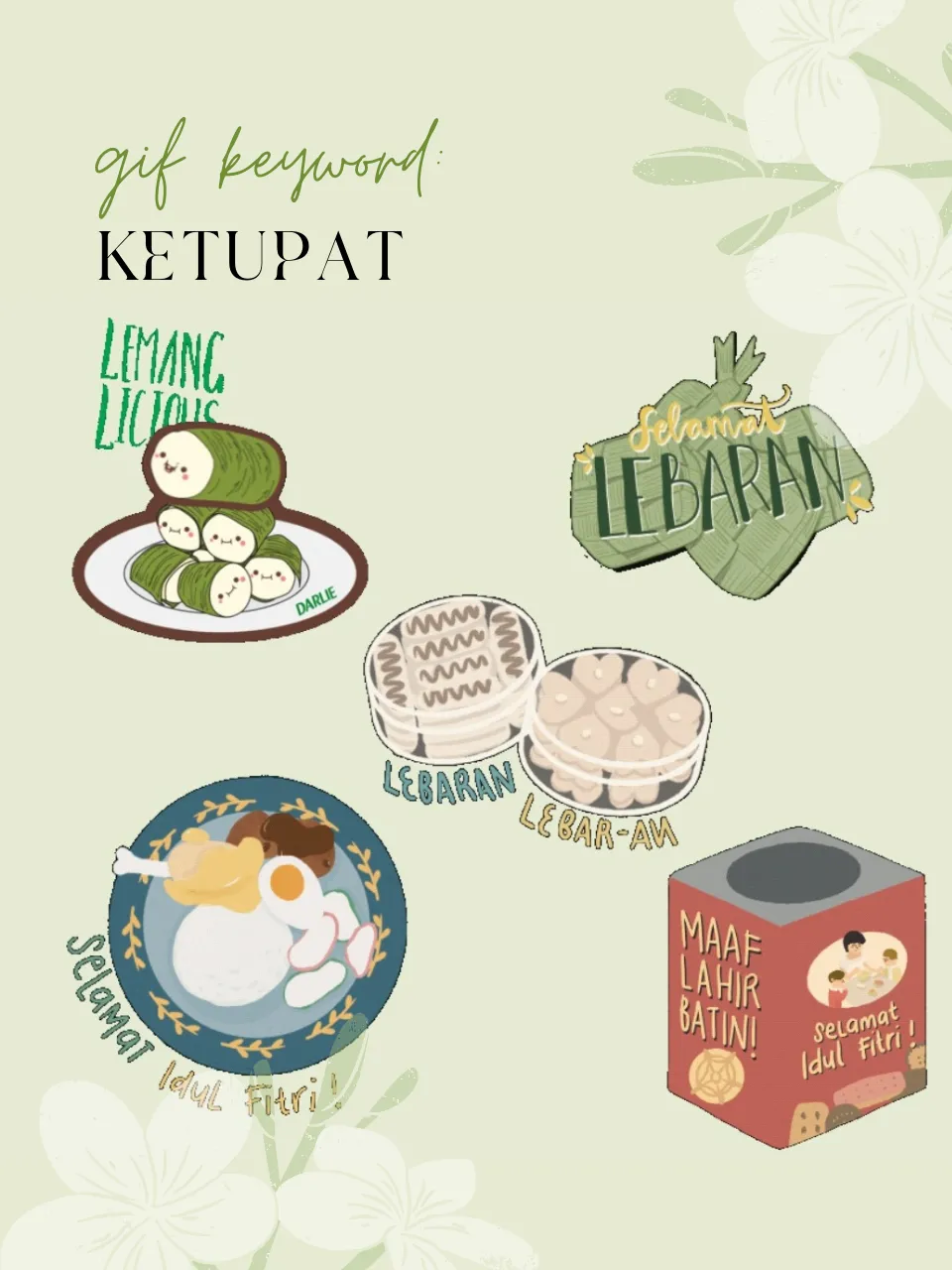 Instagram Raya GIFs which are Cute and Aesthetic | Galeri disiarkan ...