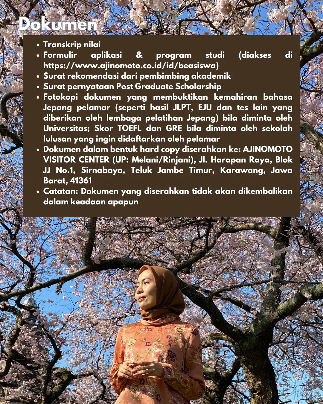 Mengunjungi Negeri Sakura Pakai Beasiswa Ajinomoto | Galeri diposting oleh Enta Fadila | Lemon8