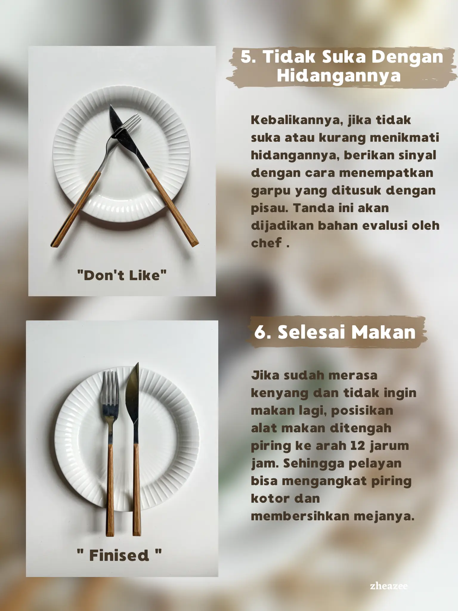 8 arti dari posisi alat makan dalam tabble manner🍽 | Galeri diposting ...
