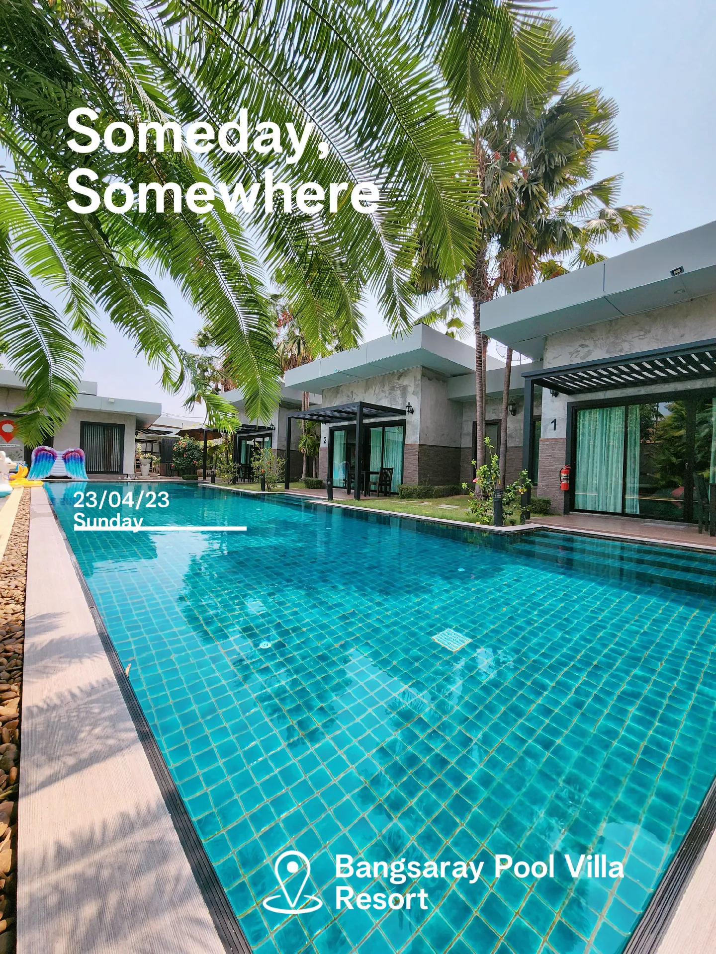 ที่พักใกล้กรุงเทพ พูลวิลล่า มาเป็นกลุ่ม คุ้มสุดๆ | แกลเลอรีที่โพสต์โดย Pornmanee June | Lemon8