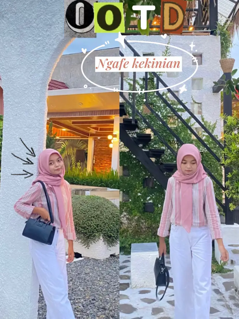 ootd simpel ngafe kekinian🦋 | Galeri diposting oleh Ika sukmawati | Lemon8