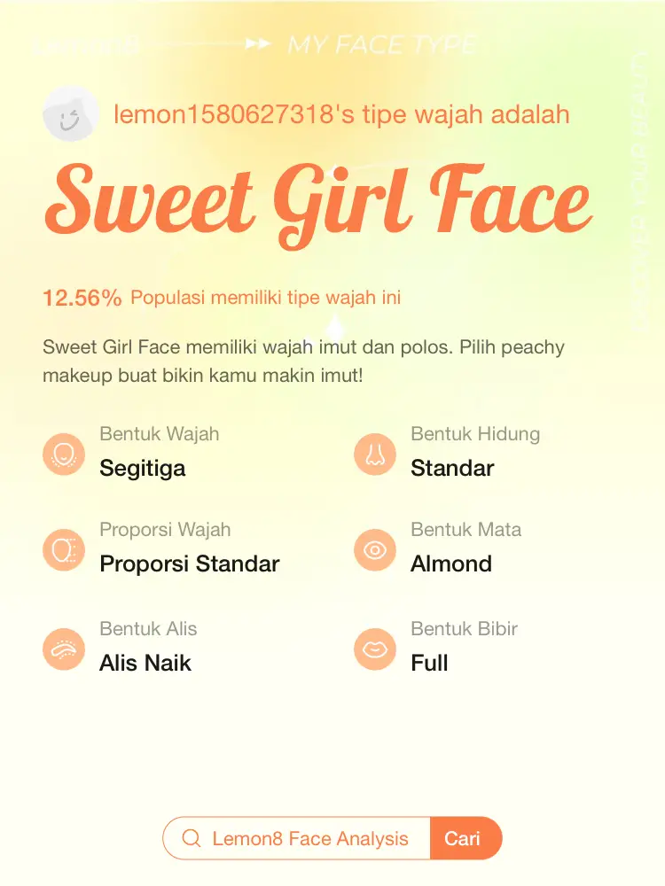 Laporan Analisis Wajahku | Galeri diposting oleh Dayana🦄 | Lemon8