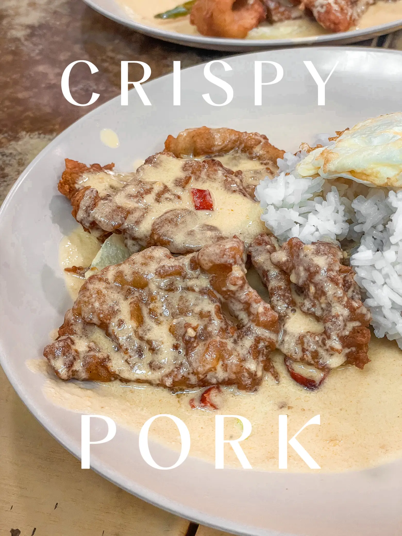 I found the BEST Salted Egg Pork Rib Rice