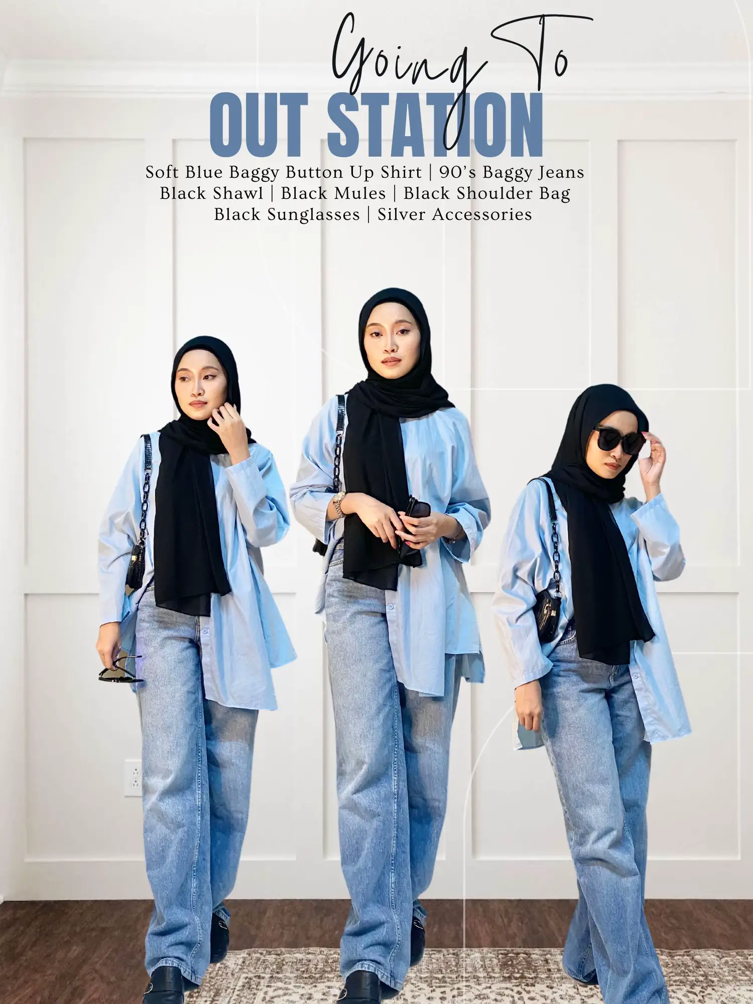 Lookbook : 4 Different Outfits With 1 Jeans | แกลเลอรีที่โพสต์โดย Amyra Zamri | Lemon8