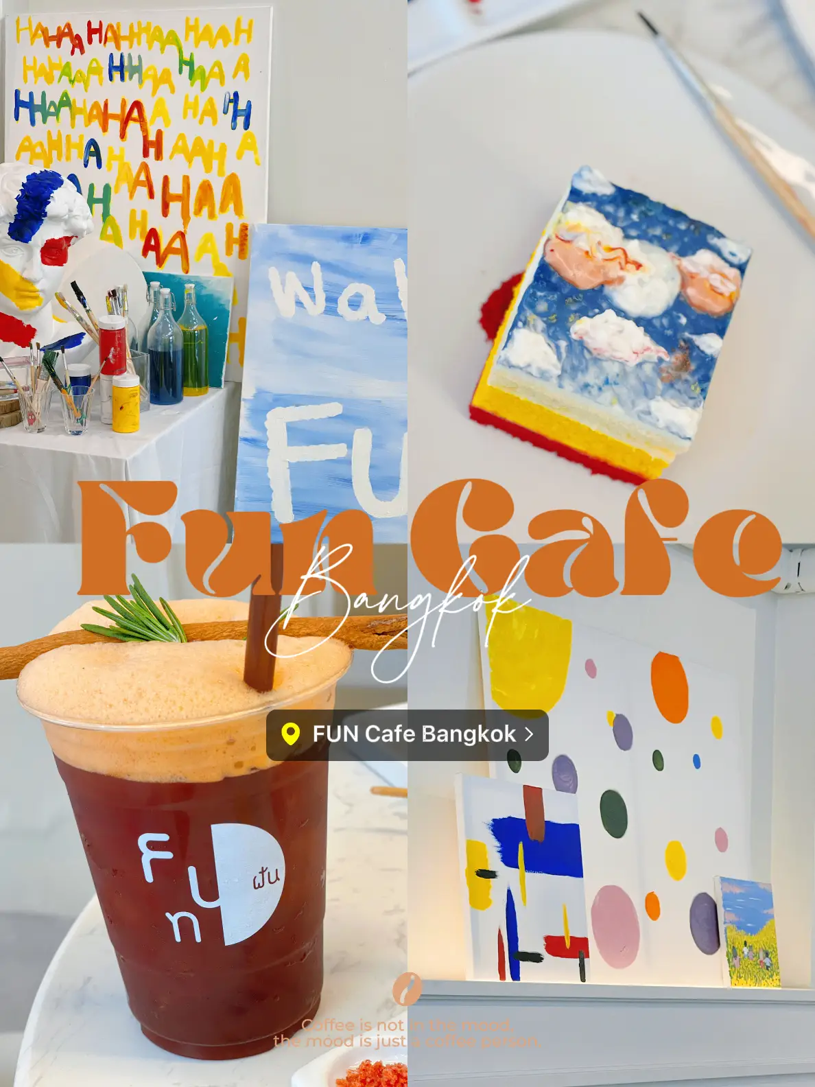 Fun Cafe Bangkok มาระบายสี cake canvas กัน !!! | แกลเลอรีที่โพสต์โดย ...