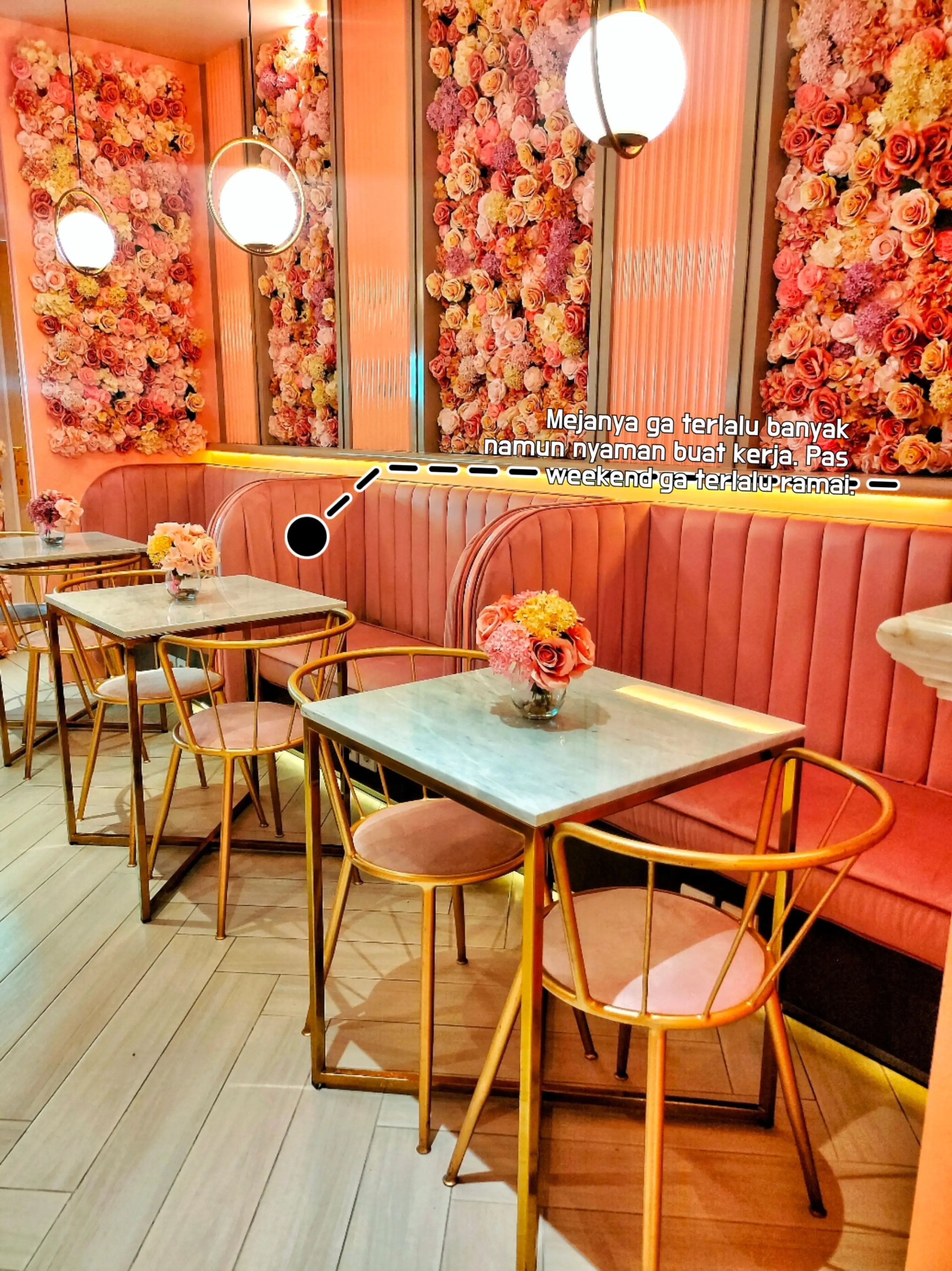 Flowery Cafe di Pondok Indah 🌹 | Galeri diposting oleh Fannie Huang | Lemon8