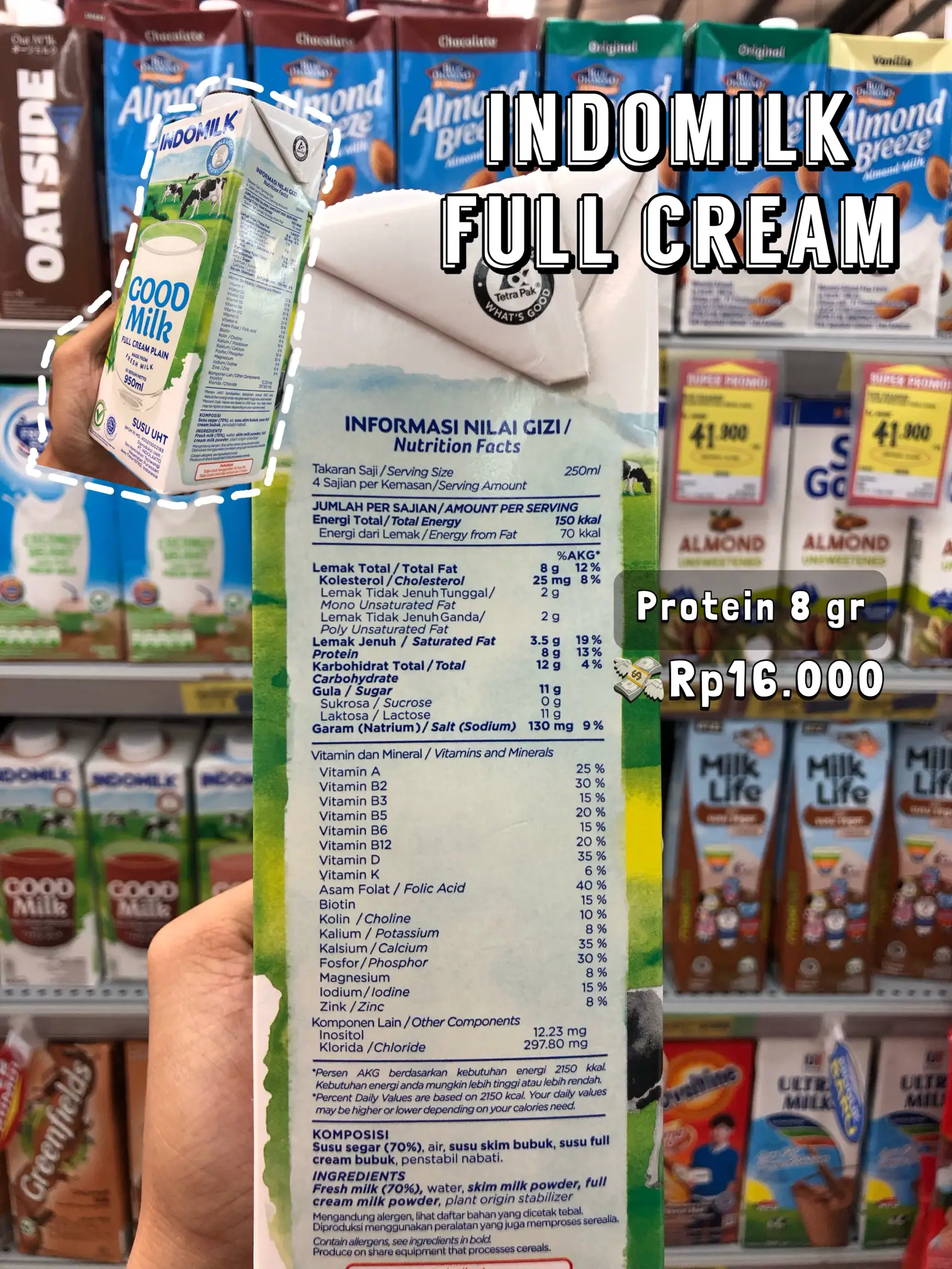 Rekomendasi susu UHT tinggi protein paling murmer | Galeri diposting ...