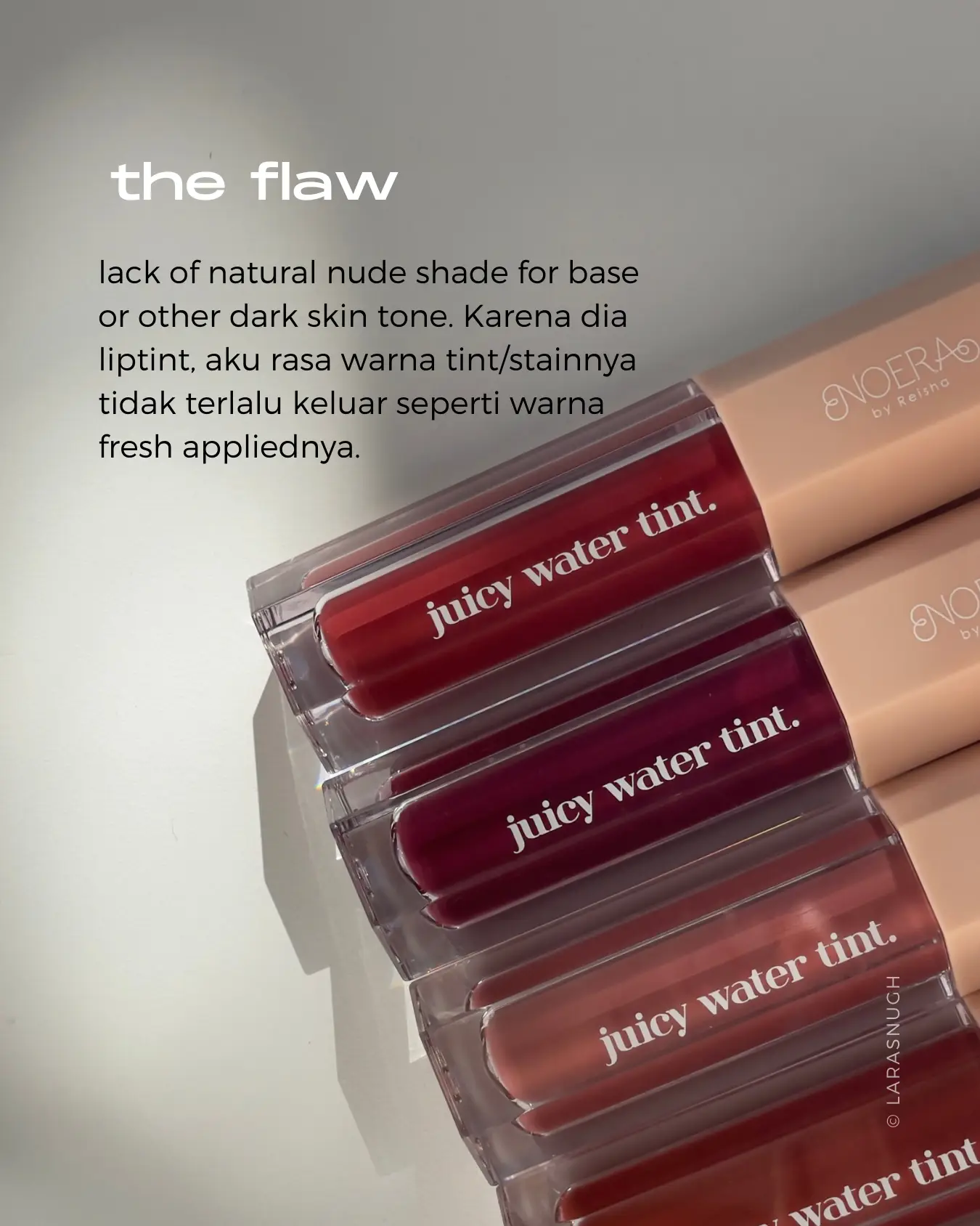 SWATCH all shades Noera Juicy Water Tint | Galeri diposting oleh Laras ...