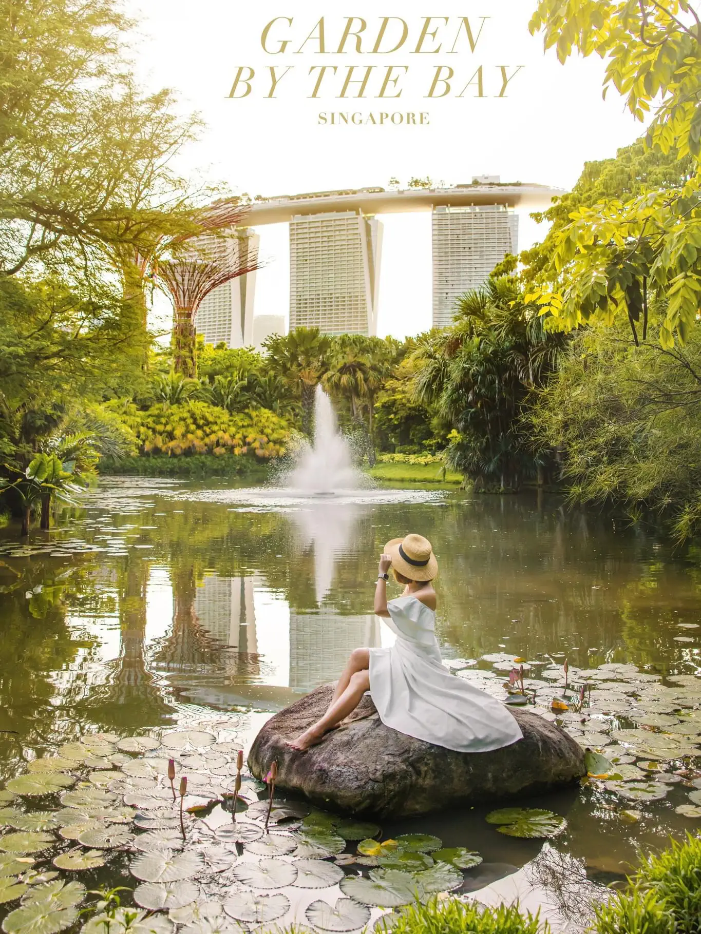 Lilly Pond มุมลับๆ สุดปังๆใน Garden By The Bay สิงคโปร์ | แกลเลอรีที่โพสต์โดย Aumjumma | Lemon8